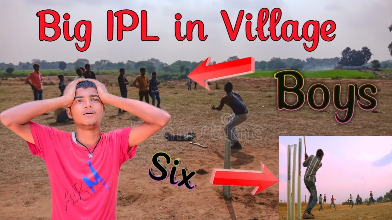 Big IPL in Village Boys Six🤩🤩🤩🤩🤩 Bibeksharmavlogs - YouTube