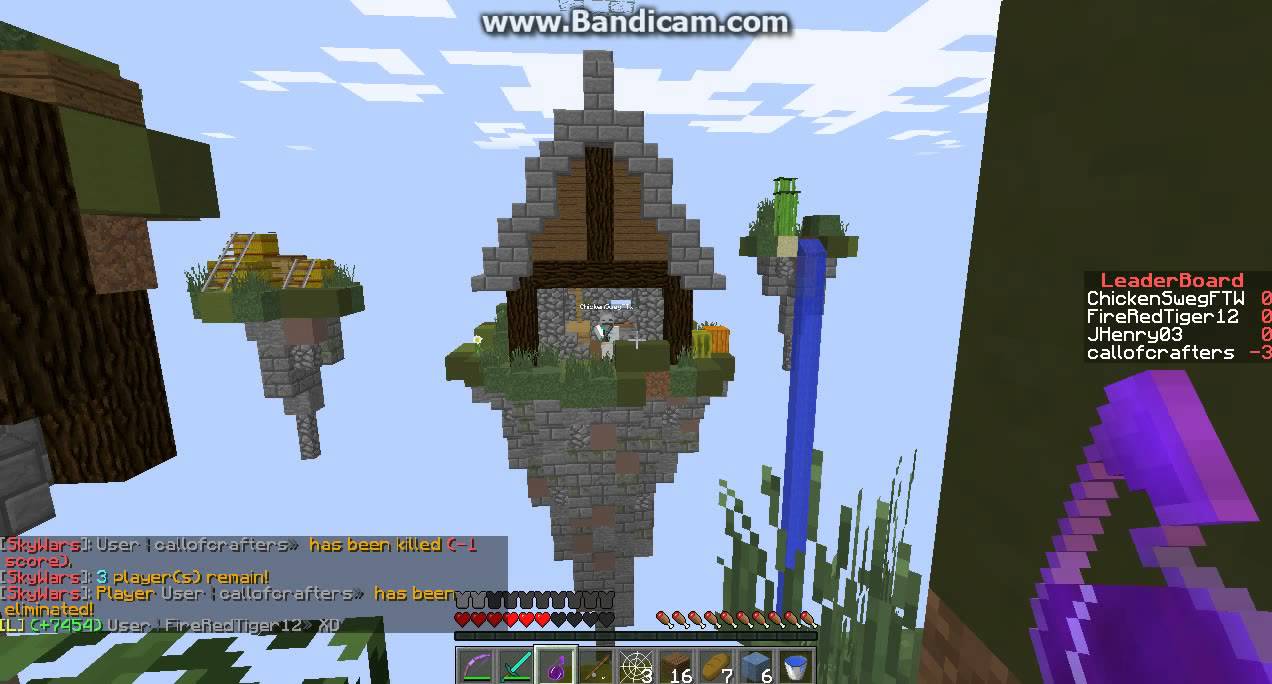 Minecraft Skywars McOrigins(ExplodingTNT Server) - YouTube