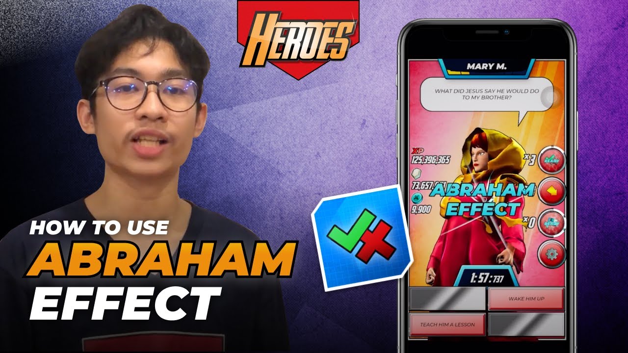 How to use the ABRAHAM Effect? - Heroes Bible Trivia Game - YouTube