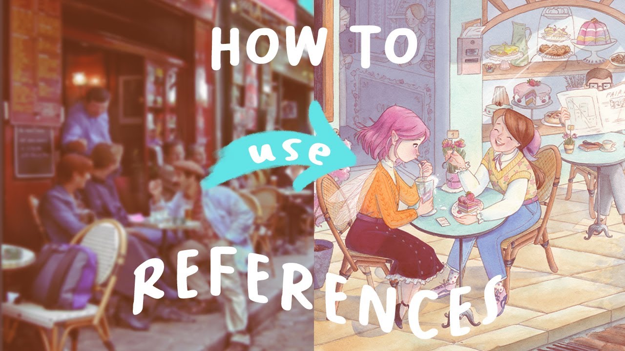 how to correctly use REFERENCES for your art - YouTube