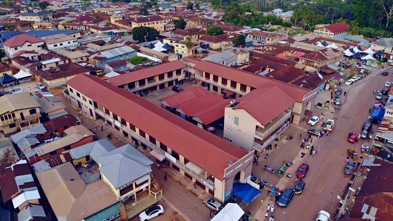 Guess who built the most beautiful market complex in Eastern Region ...