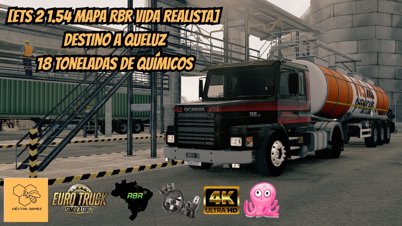 [ETS 2 1.54 MAPA RBR VIDA REALISTA] DESTINO A QUELUZ 18 TONELADAS DE ...