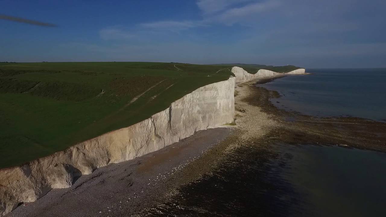 Birling Gap post Cliff Collapse Landslide - YouTube