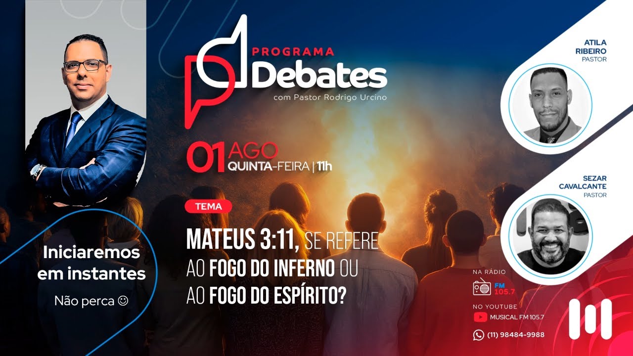 Mateus 3:11 Se Refere Ao Fogo Do Inferno Ou Ao Fogo Do Espírito? - YouTube