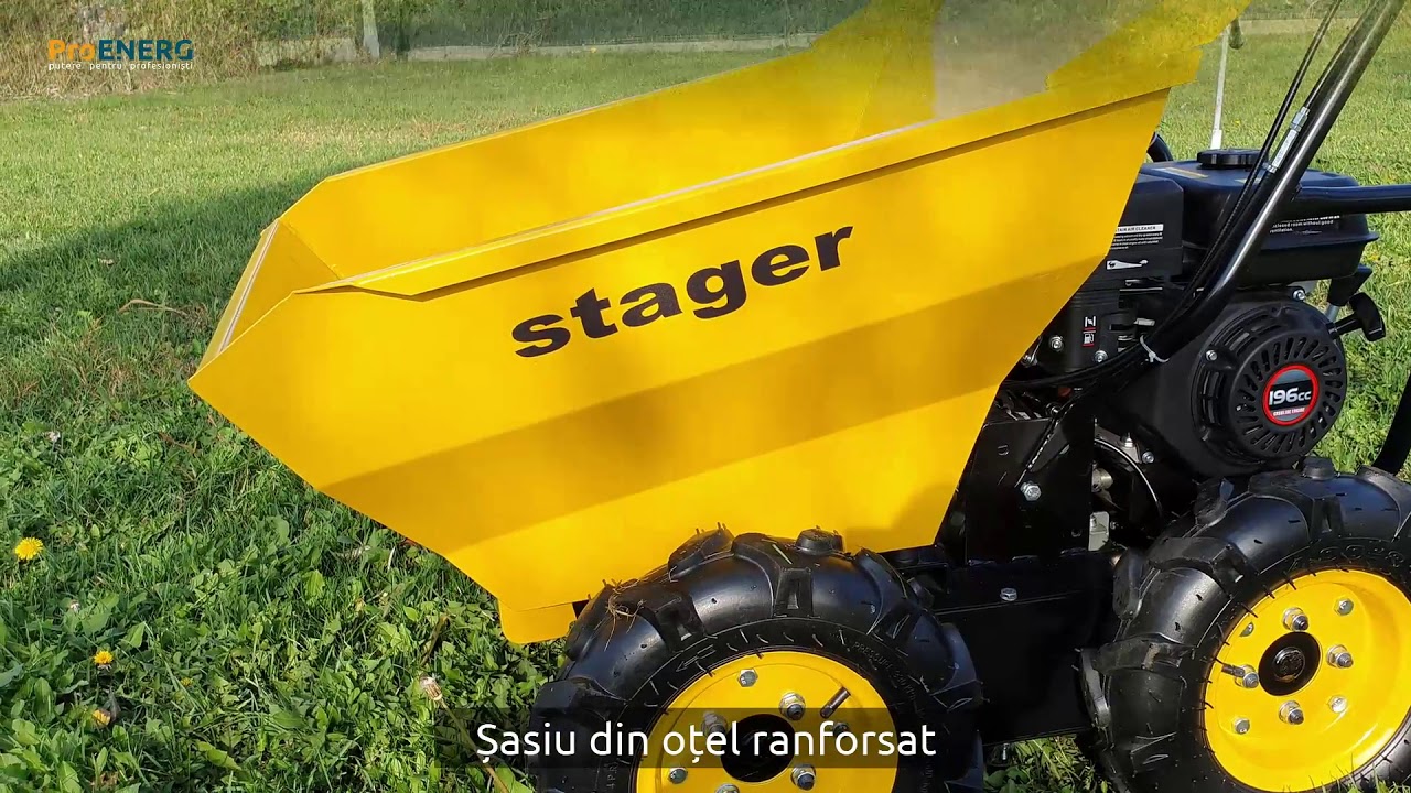 Roaba Stager cu motor termic - YouTube