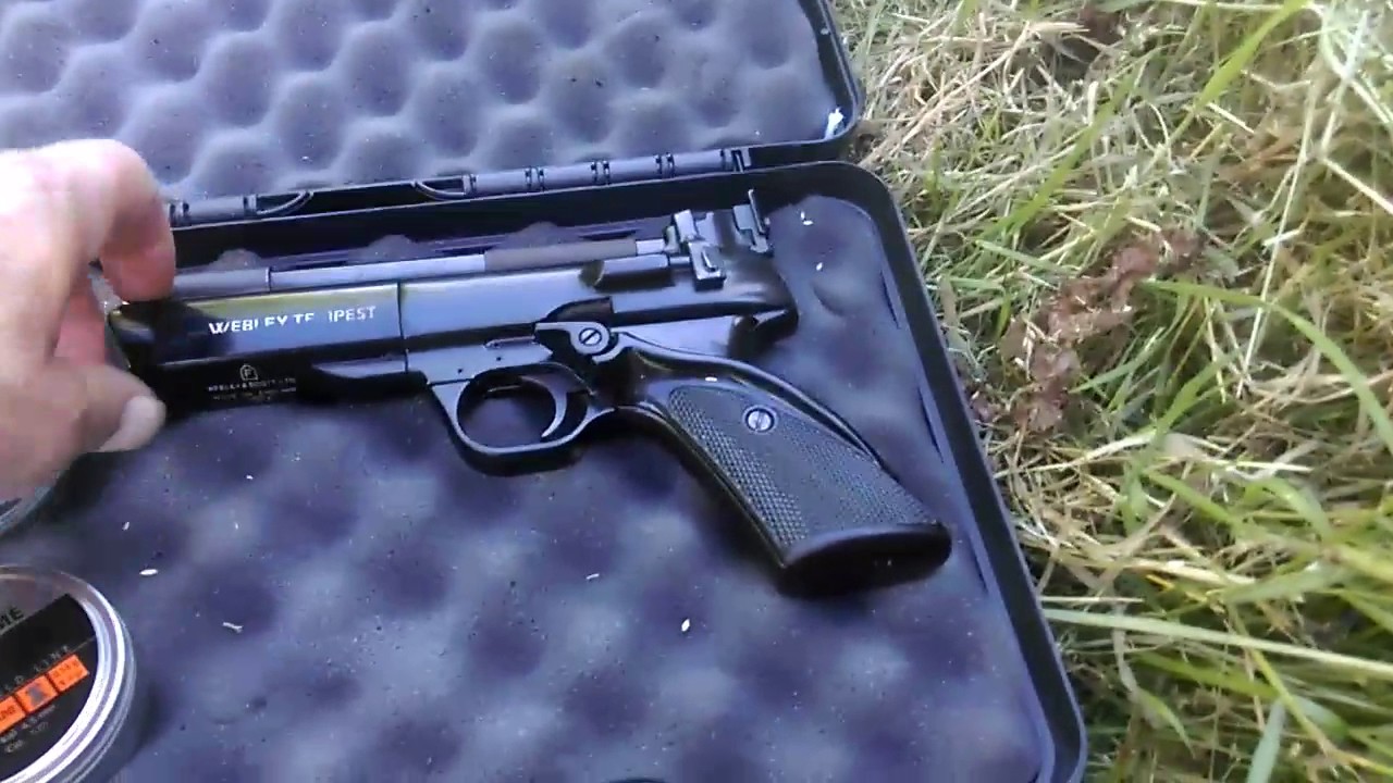 Webley Tempest air pistol - YouTube