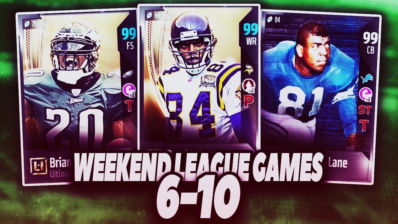 99 BRIAN DAWKINS 😱 AND 99 NIGHT TRAIN SHUTTING IT DOWN‼ | MADDEN 18 ...