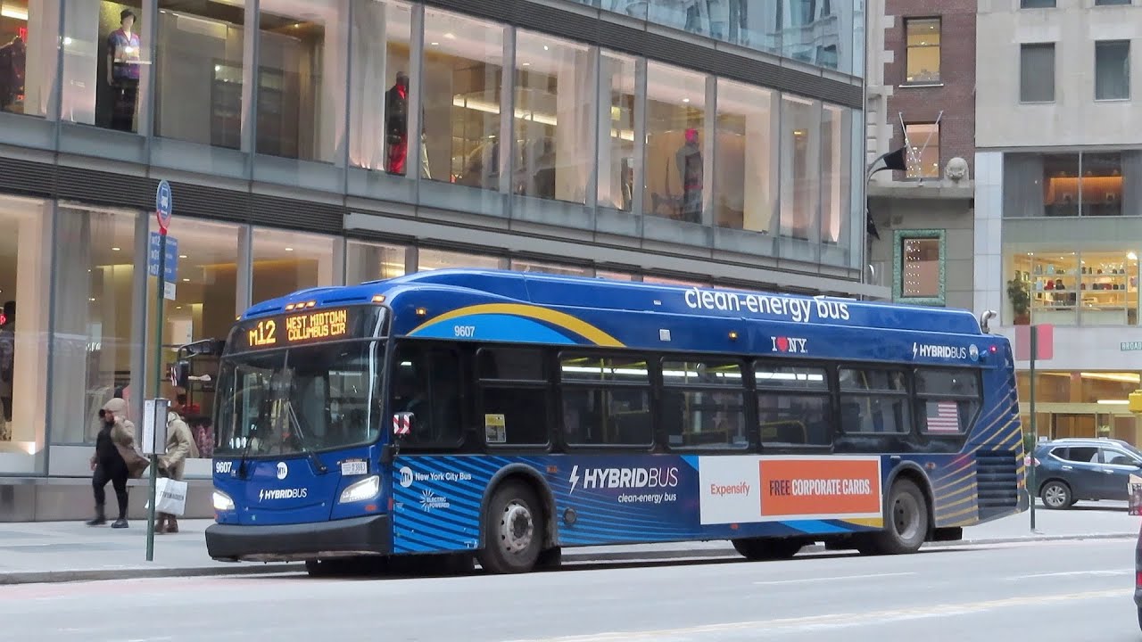 MTA New York City Bus: 2021 New Flyer XDE40 Xcelsior Hybrid 9607 on the ...
