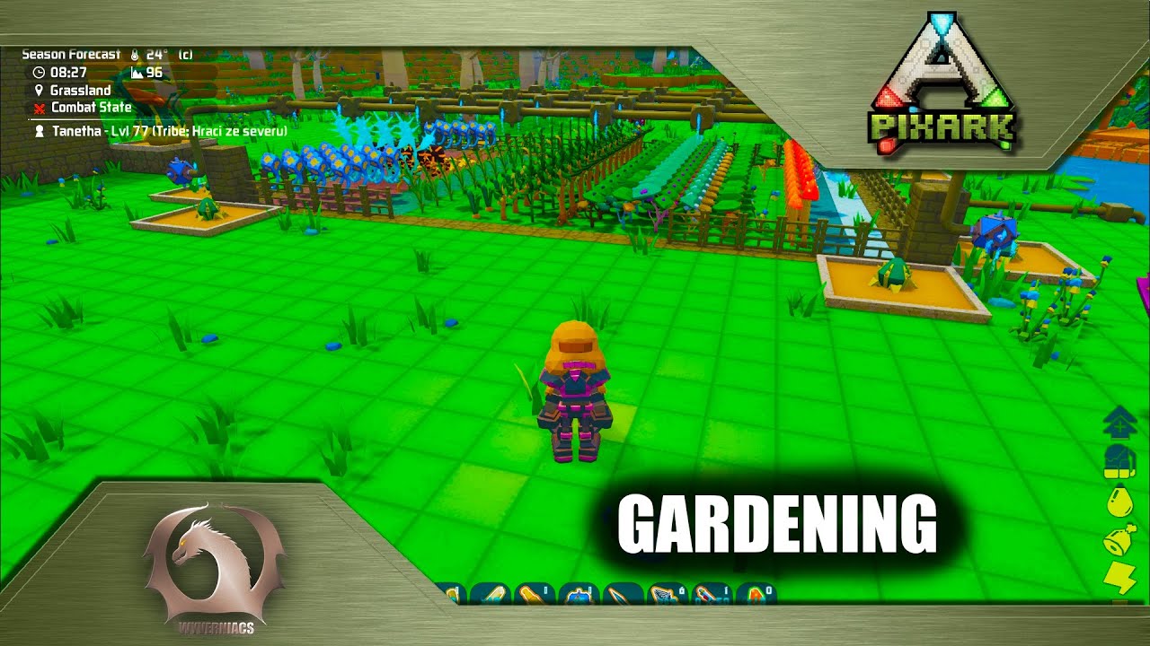 Pixark - Gardening tutorial - YouTube