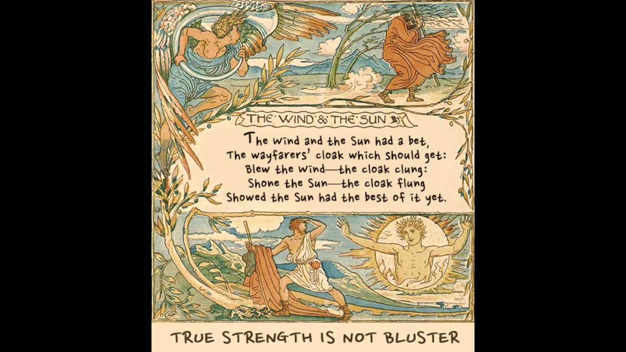 Aesop's Fables 4 : wind and sun - YouTube