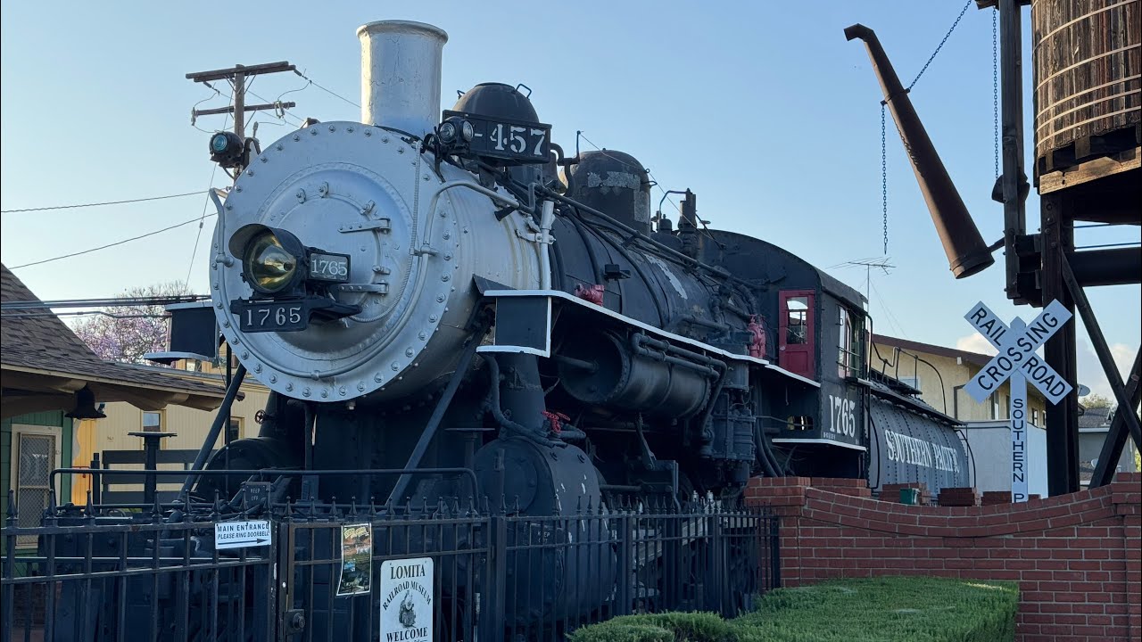 6/12/25 Lomita Railroad Museum Ft. Southern Pacific 2-6-0 Mogul M6 1765 ...