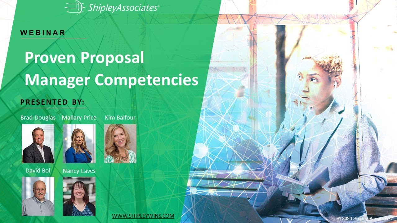 March 17, 2021 Proven Proposal Manager Competencies - YouTube