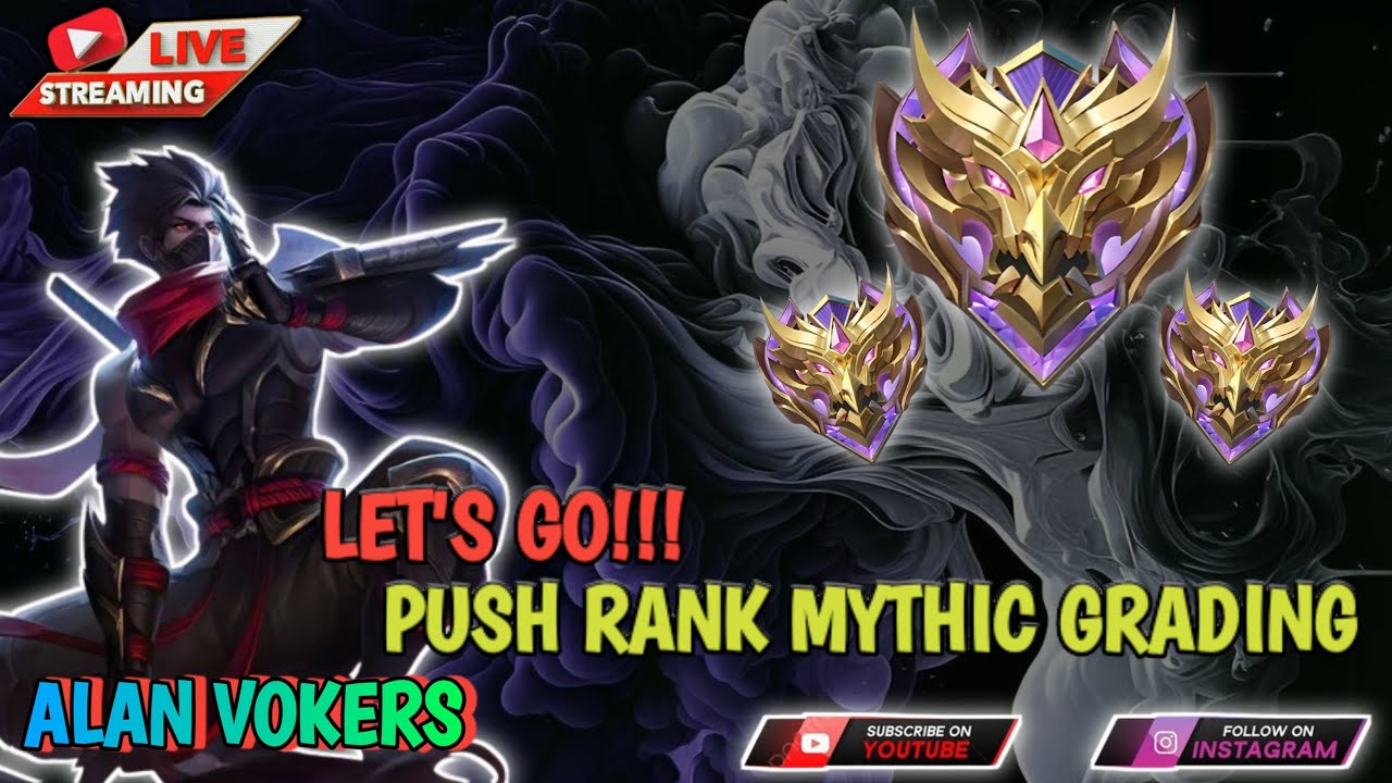 🔴PUSH RANK MYTHIC GRADING GESS!!!! - YouTube