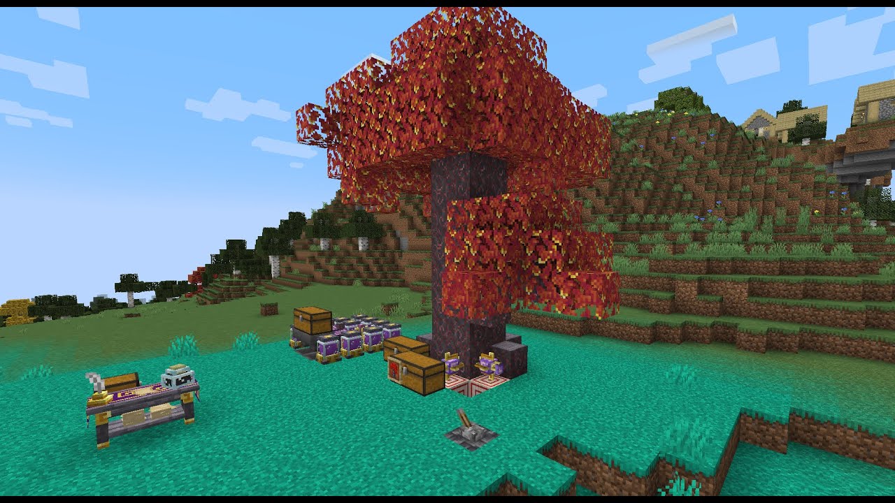 Ars Nouveau 1.20 - Ep14 - Turret Tree Farm - YouTube