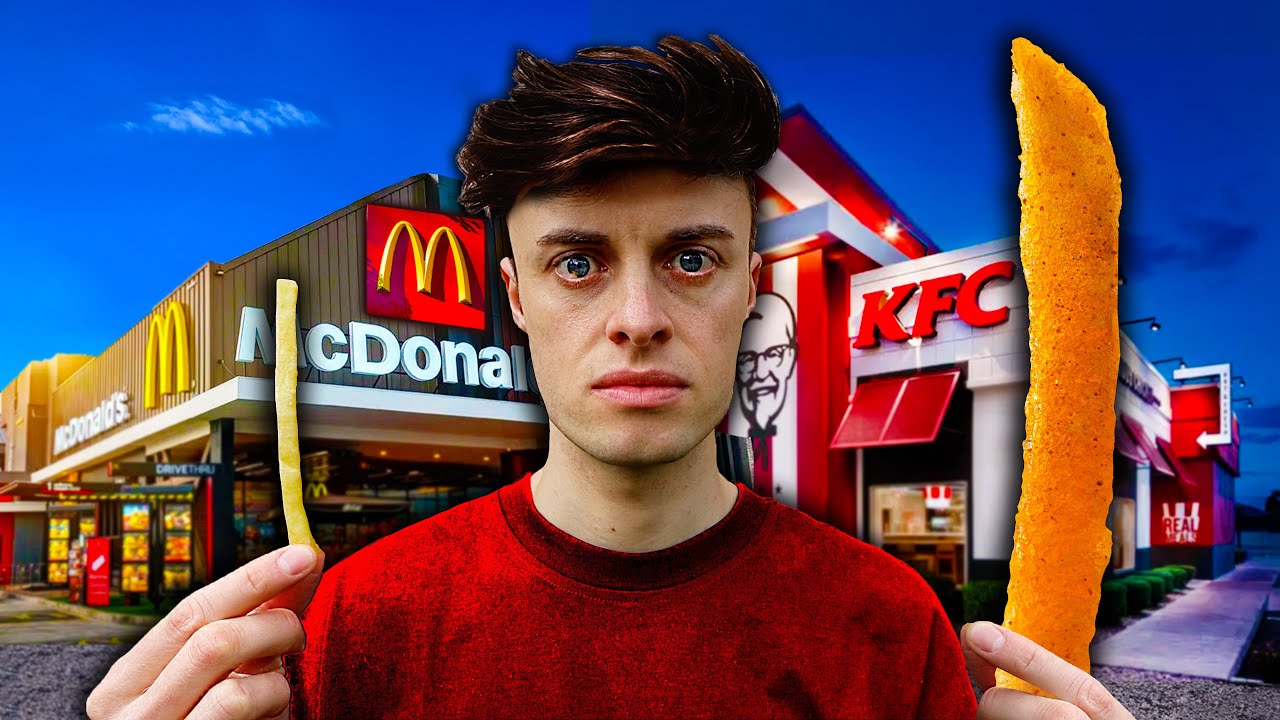 I Tried Every Fast Food French Fry in the UK - YouTube