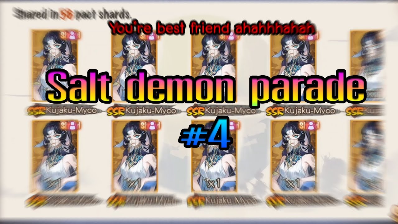 Onmyoji - Salt demon parade #4 (Kujaku want to invade ur home) - YouTube