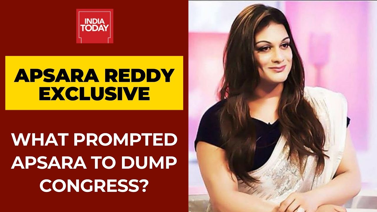 Apsara Reddy Exclusive On Leaving Congress And Joining AIADMK - YouTube
