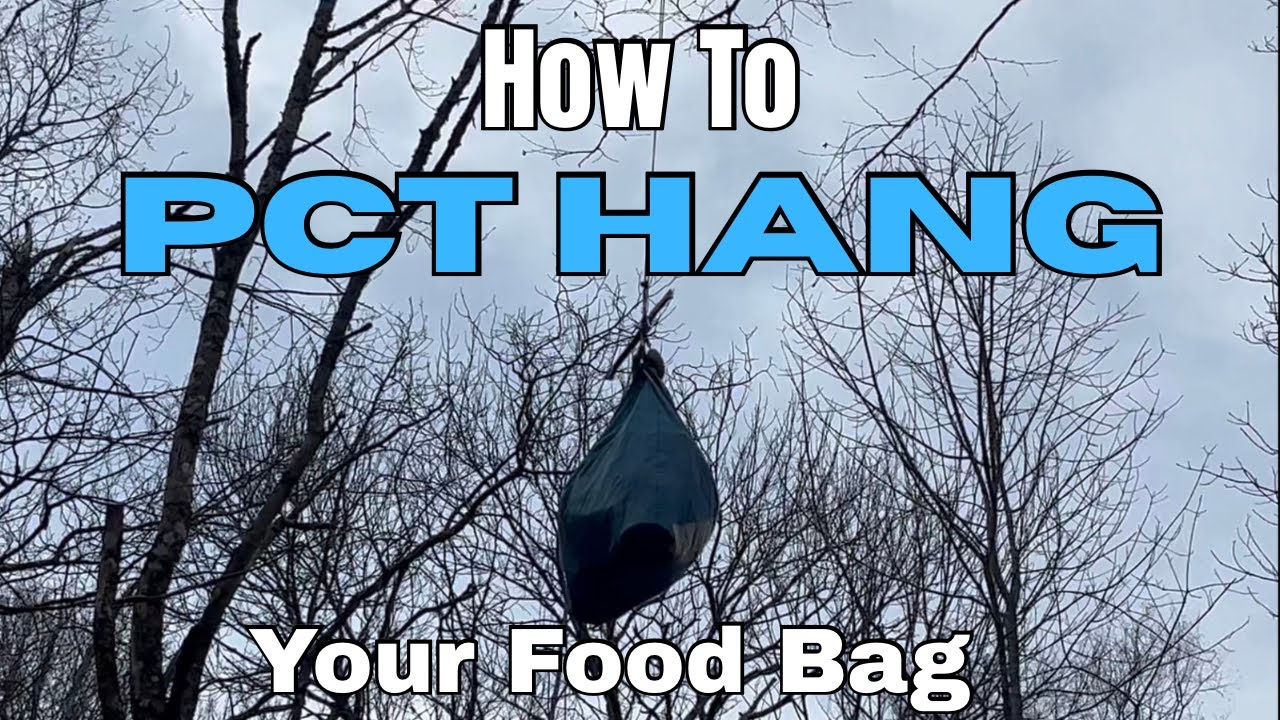 How To Do A PCT Bear Bag/ Food Bag Hang - YouTube