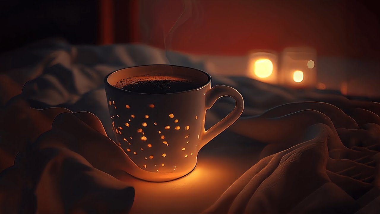 Fall Asleep Easily with Cozy Coffee & Bossa Nova Jazz Music - YouTube