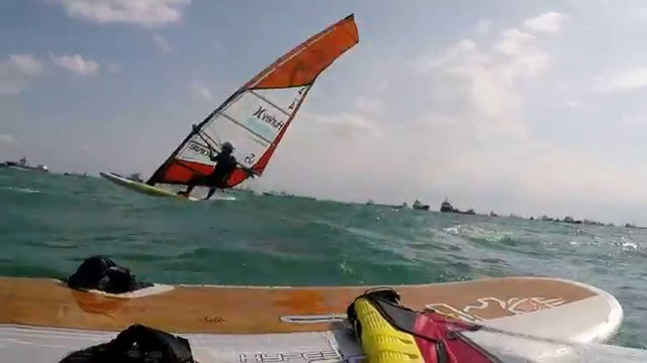 sam carve gybe - YouTube
