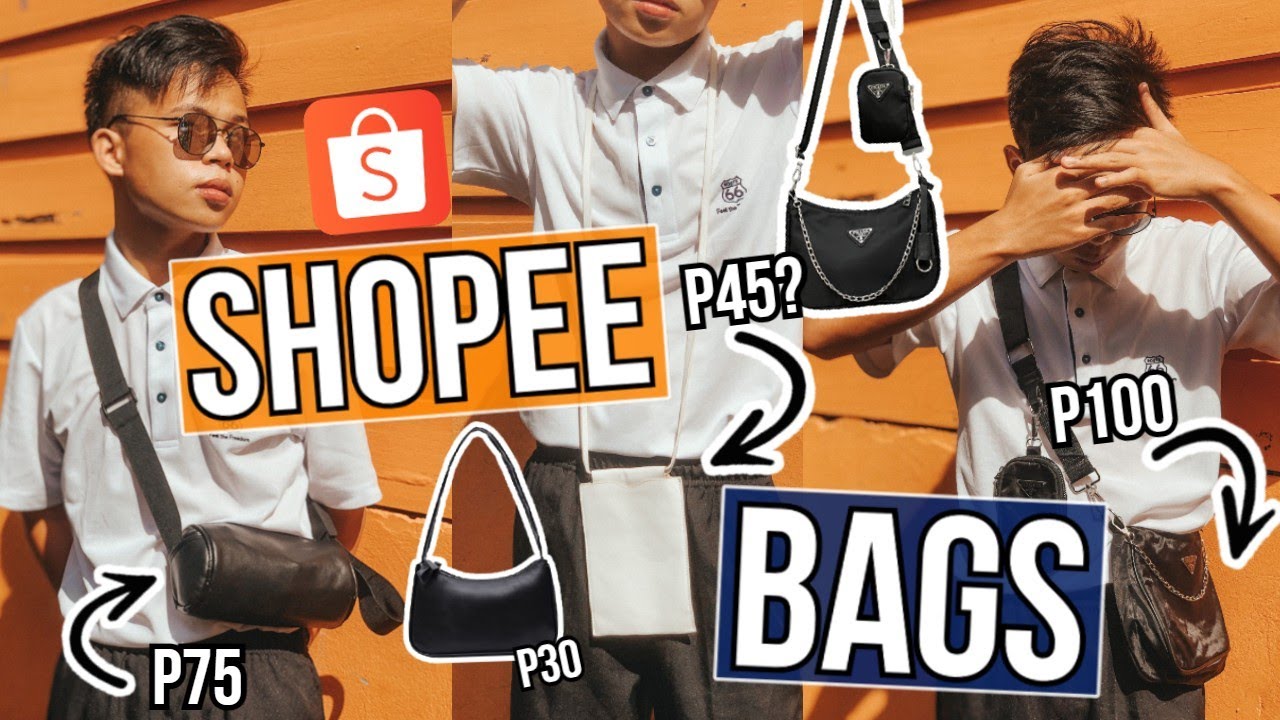 THE BEST SHOPEE BAG HAUL!! (AS LOW AS 100 PESOS) I Khryss Kelly - YouTube