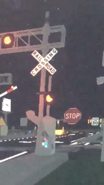 Broken crossing gate at Suburban city (Basic Train Crossings) Wayside ...
