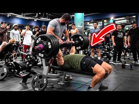 Elite Lifter Trains at a Commercial Gym