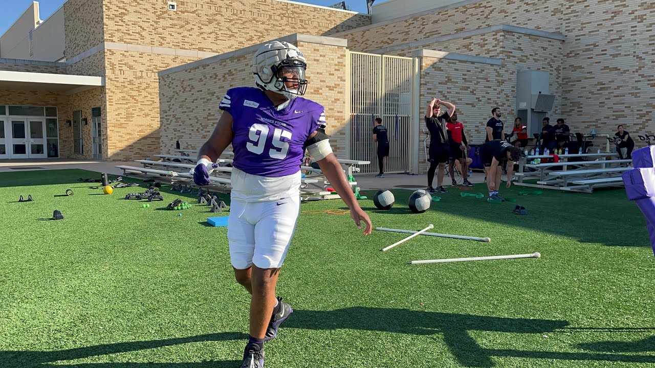 TCU fall camp practice No. 13 sights and sounds - YouTube