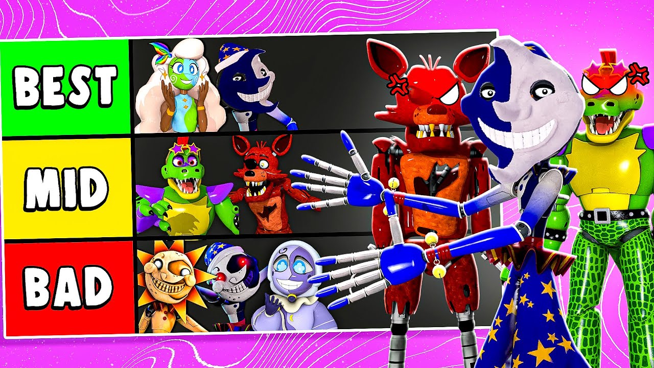 Monty, Foxy, and FRANK rank EVERY TSBS CHARACTER...CORRECTLY - YouTube