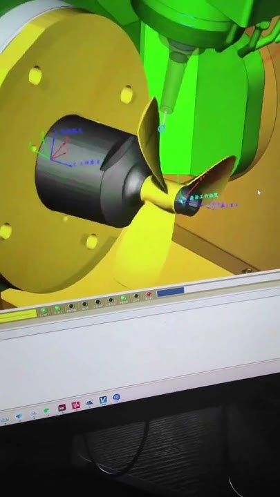 5-axis: Programming ️ Simulation ️ Machining #cncmillingmachine #cnc # ...