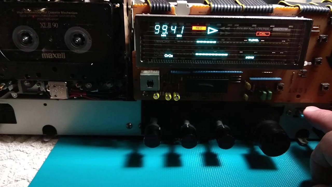 Akai GX75 mkII Rec Cal Problem - YouTube