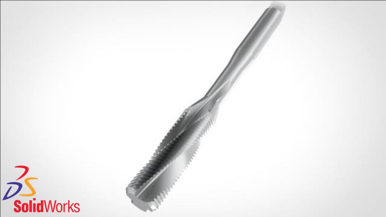 Solidworks Tutorial # 13 - Tap Bit M14 in Solidworks Modeling - BY ...