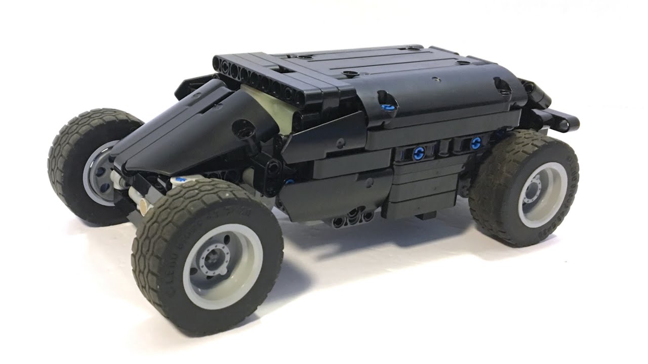 Lego Technic Black Hot Rod + 3rd party Battery box and Sbrick - YouTube