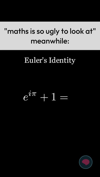 euler's identity 🥵 #math #mathematics #manim #animation #euler # ...