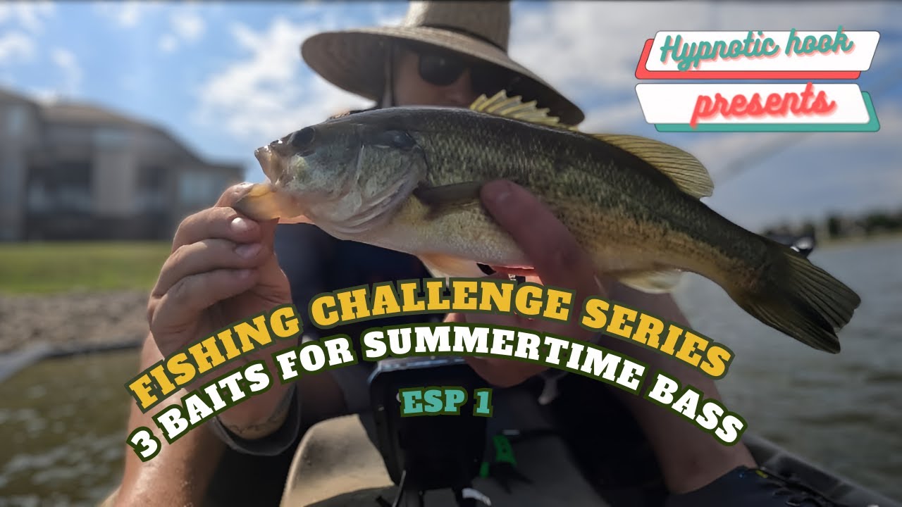 3 Baits to use for summertime bass! (challenge series Eps 1) - YouTube
