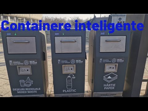 Containere inteligente și automate de reciclare la Cluj-Napoca - YouTube