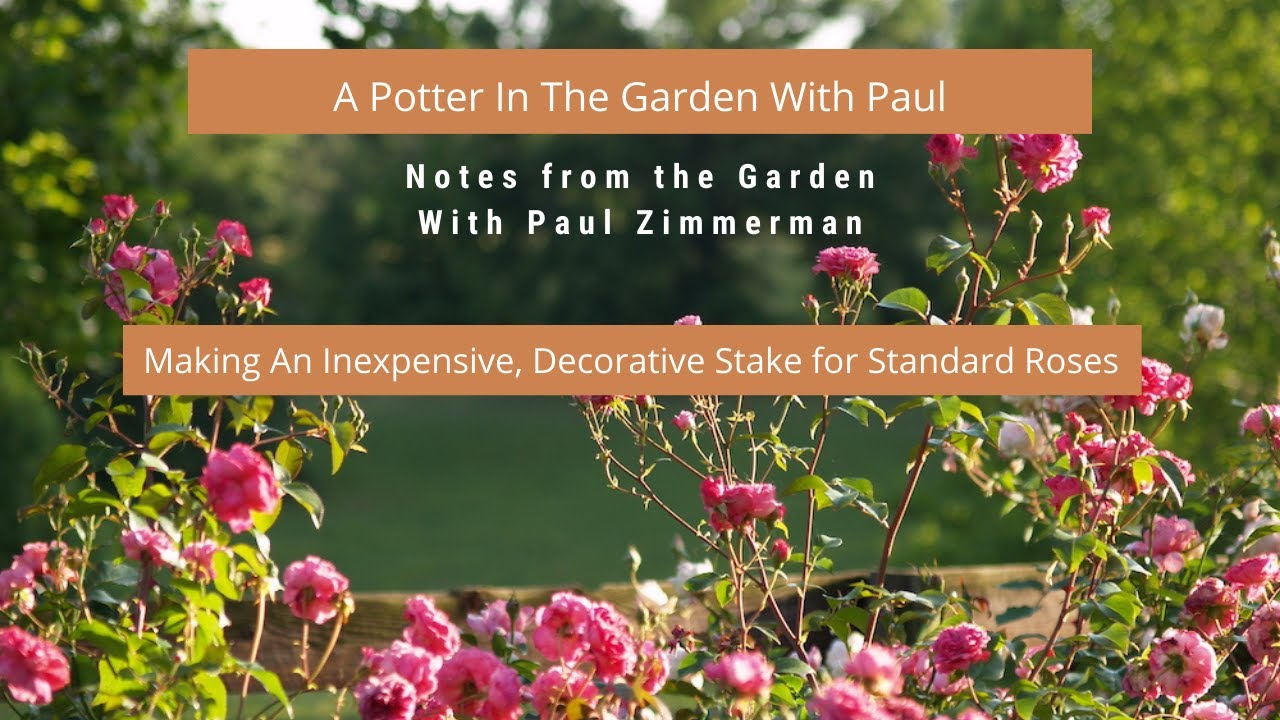 Decorative Standard Rose Stake for Under $10. - YouTube