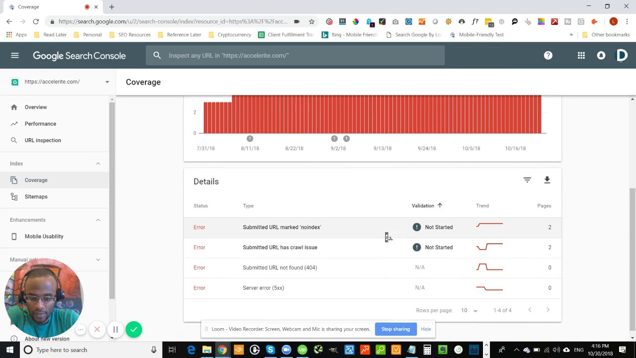 How to View Crawl Errors in Google Search Console | Destiny Marketing ...