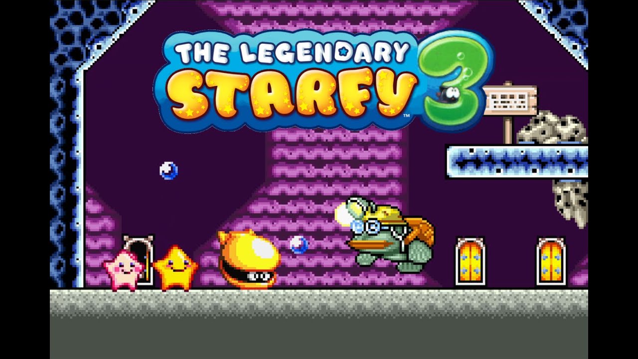 The Legendary Starfy 3: Gaboon Ocean Trench Stage 1 (7-1) - YouTube