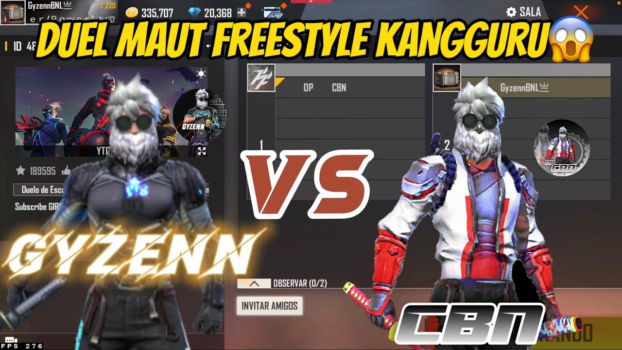 GYZENN VS OP CBN🔥DUEL MAUT FREESTYLE KANGGURU😱INI YANG KALIAN TUNGGU ...