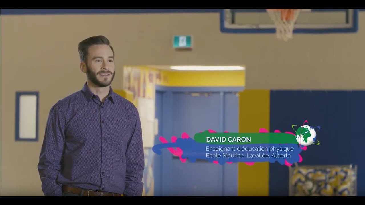 David Caron: Bouger pour construire l'identité francophone - YouTube