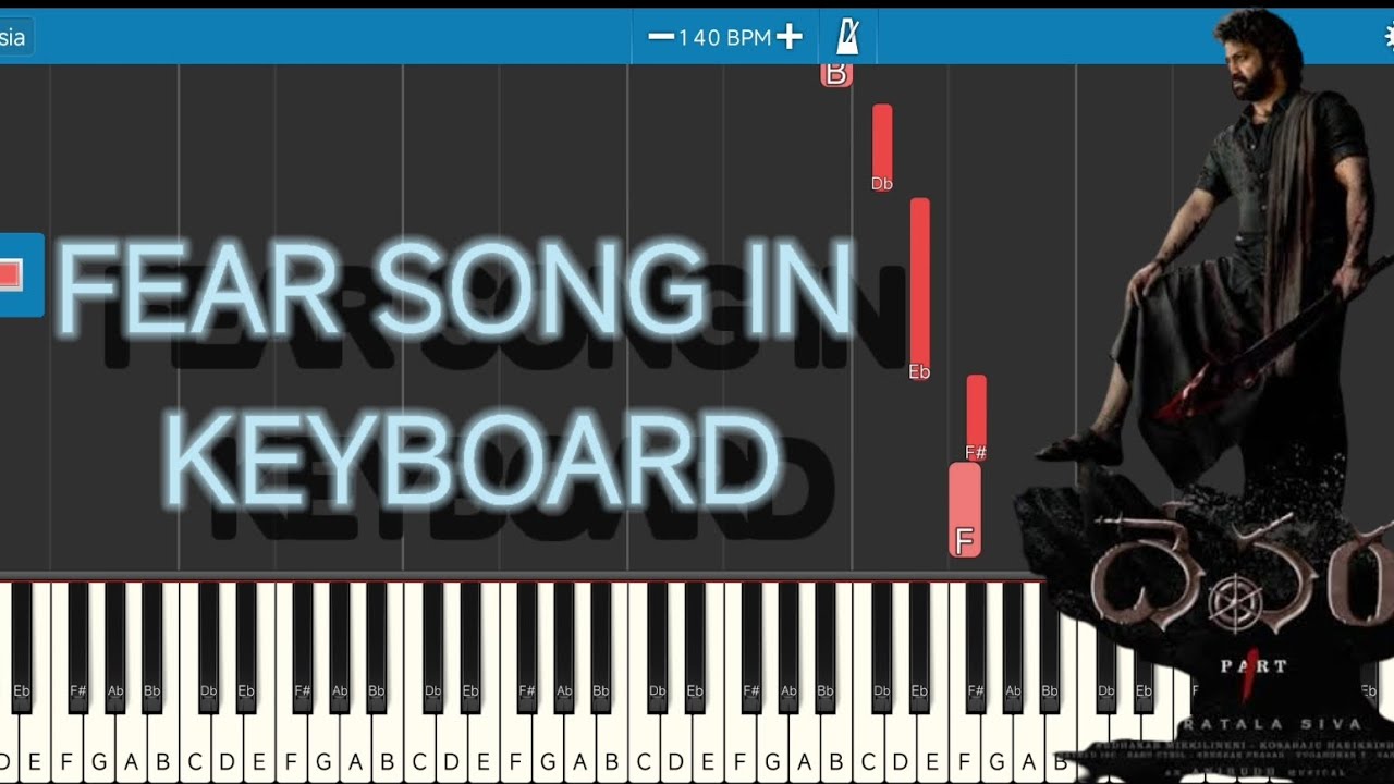 FEAR SONG BY TRAINING KEYBOARDIST#piano #pianotutorial#keyboardmusic# ...