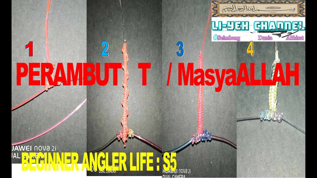 PERAMBUT T TERBAIK DI DUNIA HEHE / BEGINNER ANGLER LIFE S5 - YouTube