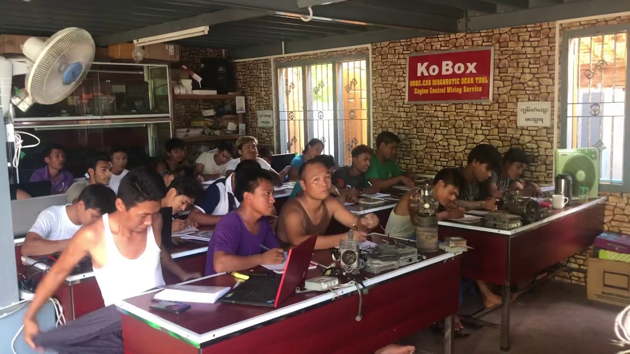 KO BOX Engine Control Unit (ECU) Wiring Training Myanmar Sagaing KO BOX ...