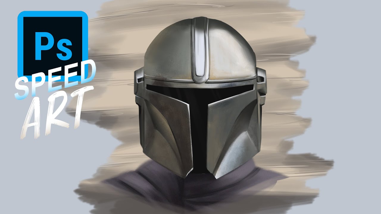 Mandalorian l Speed Art - YouTube