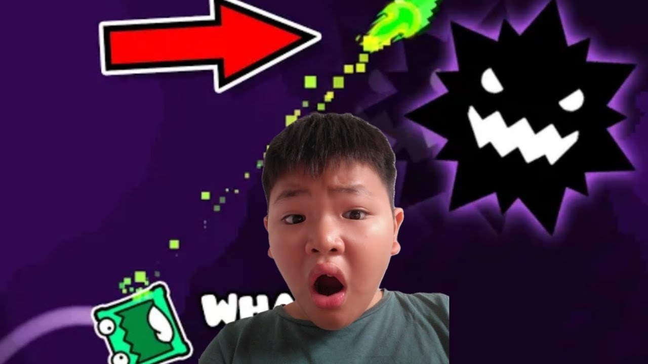 geometry dash the tower đánh bại con BOSS part 1 - YouTube