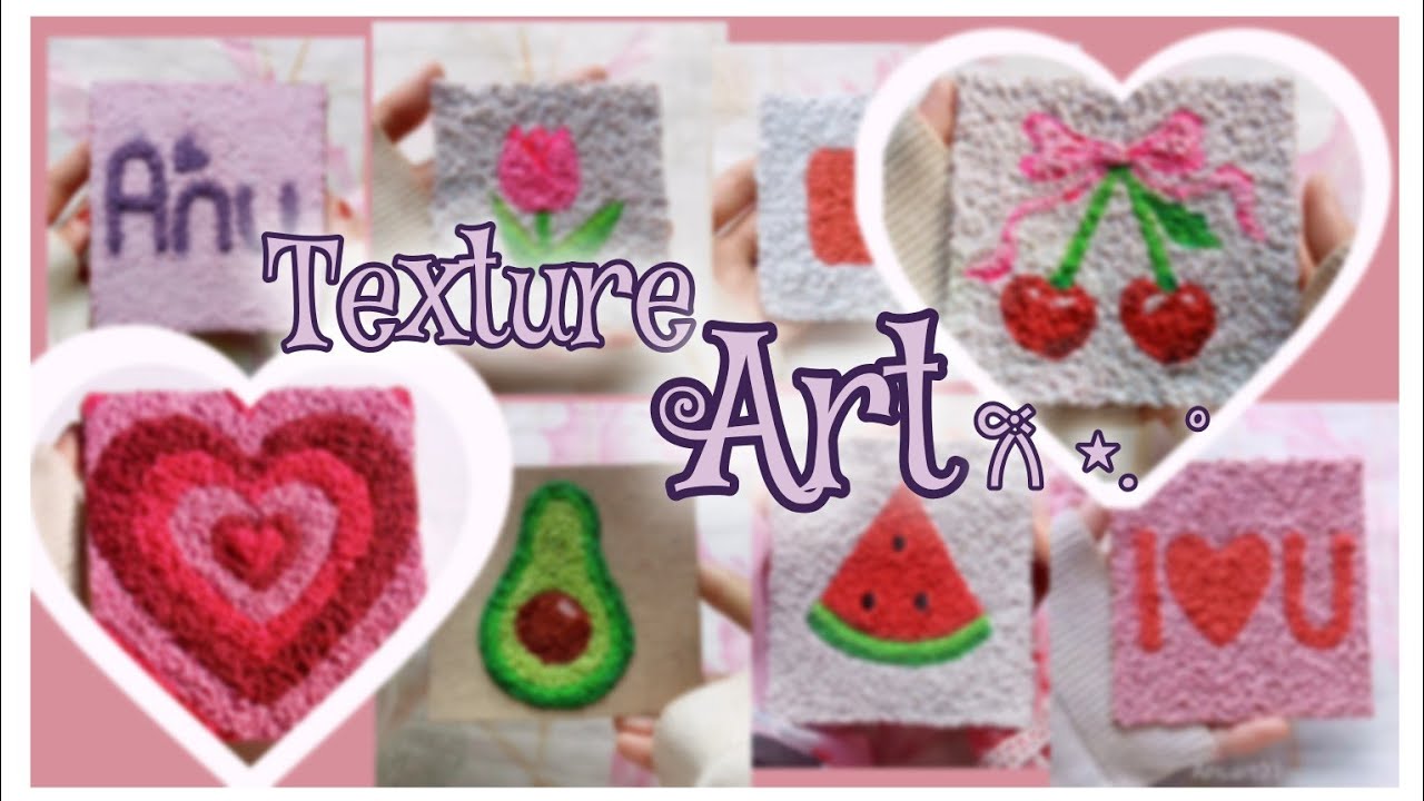 How to Make texture Painting using tissue 😱 - YouTube