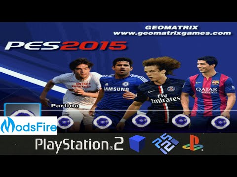 PES 2015 Geomatrix PS2 ISO Download Grátis