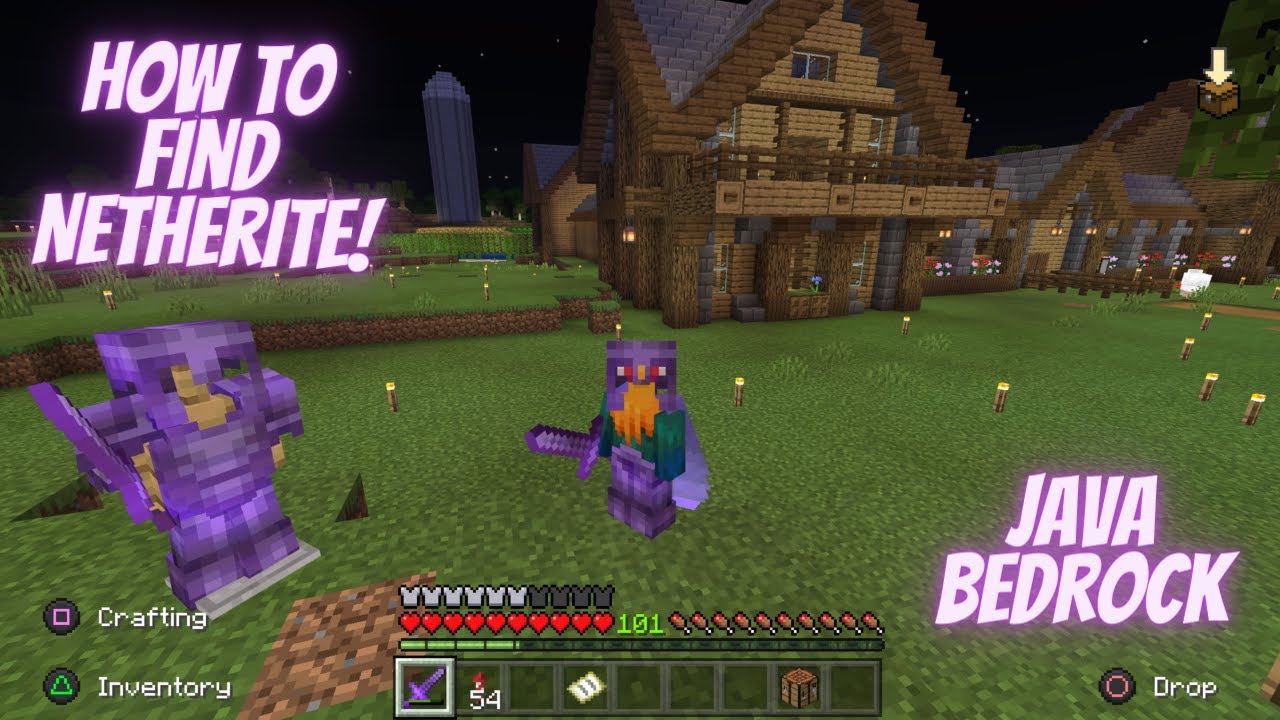 How To Find Netherite In Minecraft - YouTube