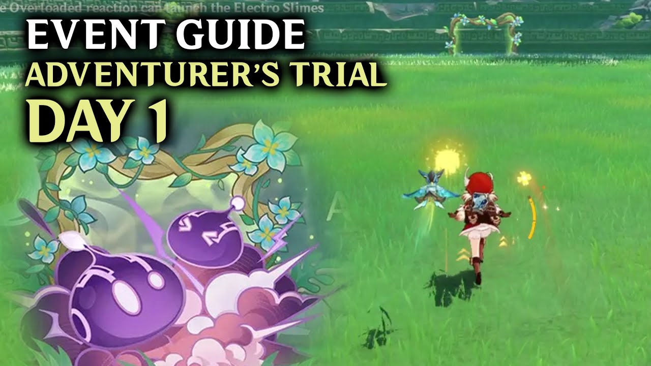 Day 1 "Adventurer's Trial" Event | Genshin Impact - YouTube